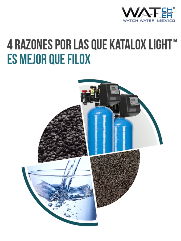 Katalox Light Comparativa Con Filox | PDF | Filtración | Hierro
