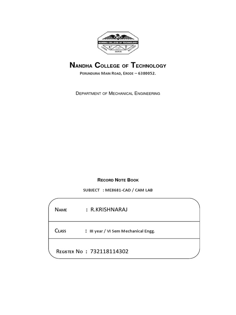 Cad Cam Record Download Free Pdf Metalworking Machines