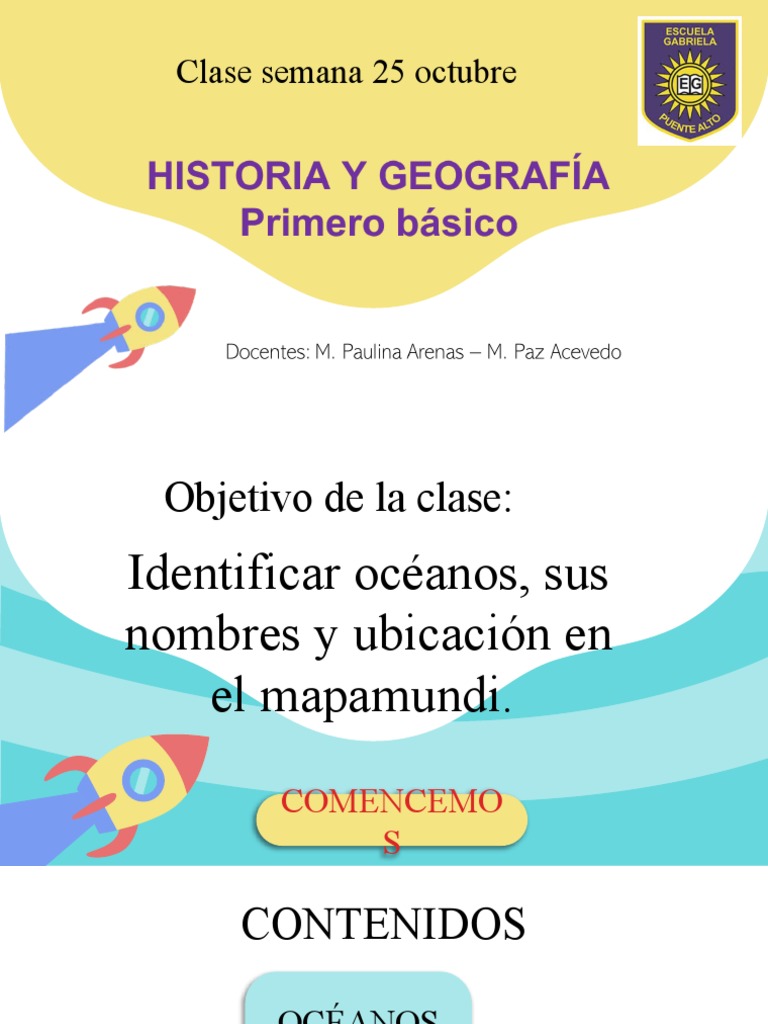 Clase Semana 25 Octubre - Océanos | PDF | Océanos | océano Atlántico