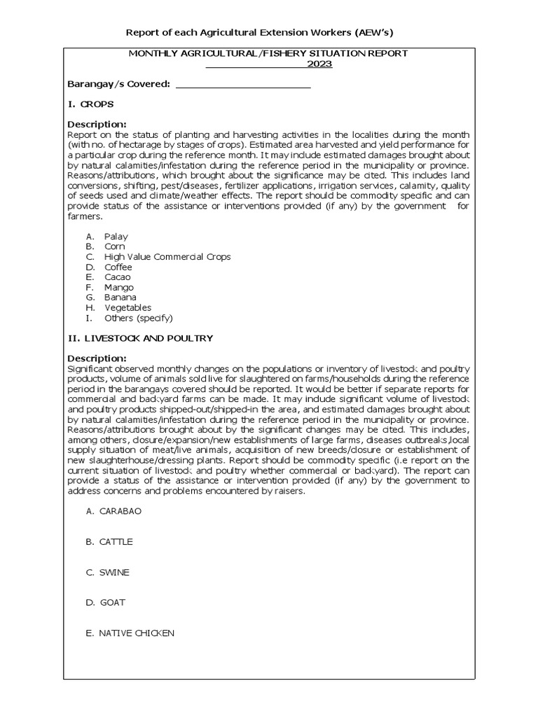 Situationer Crispin | PDF | Agriculture | Livestock