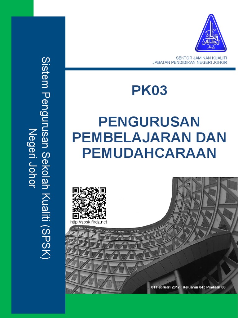 PK03 Pengurusan Pembelajaran Dan Pemudahcaraan | PDF