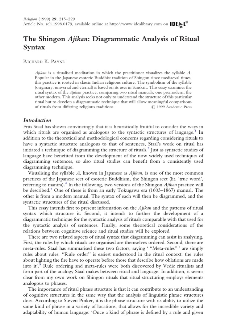 The Shingon Ajikan | PDF | Mantra | Phrase