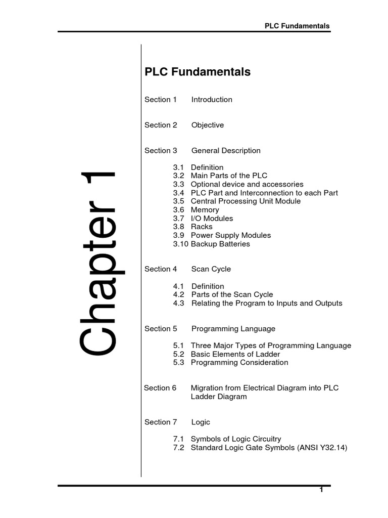 Fundamentals of Siemens S7 PLC | PDF