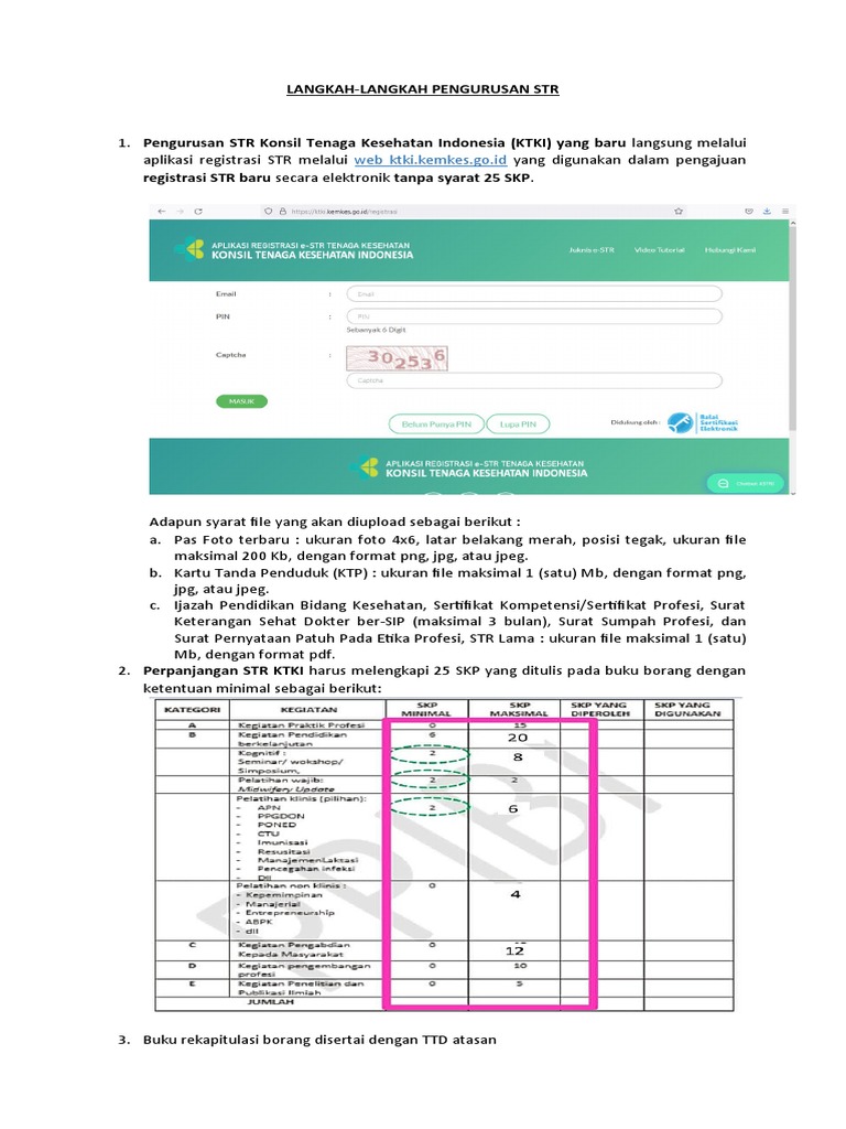 Alur Pengurusan STR | PDF