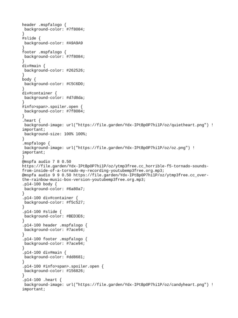 Oz Css | PDF Oz Css | PDF