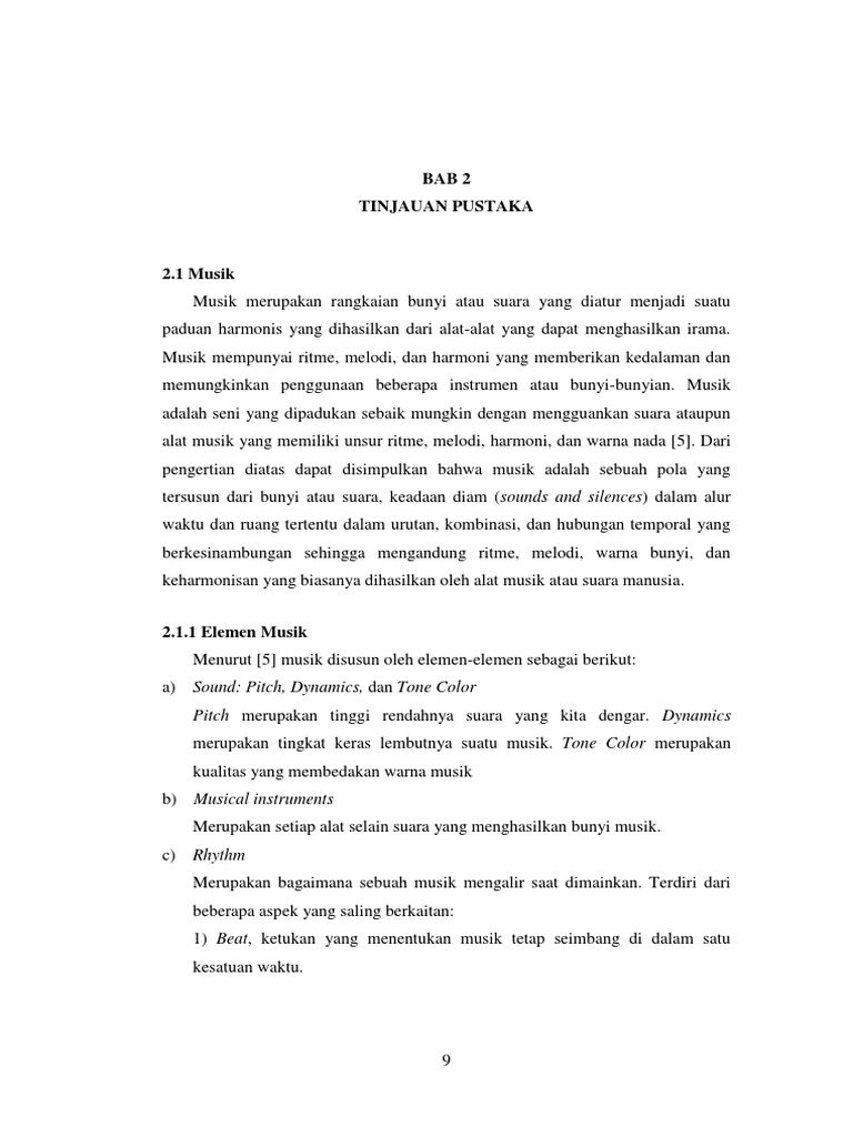 Elemen dan Genre Musik dalam Analisis | PDF | Seni