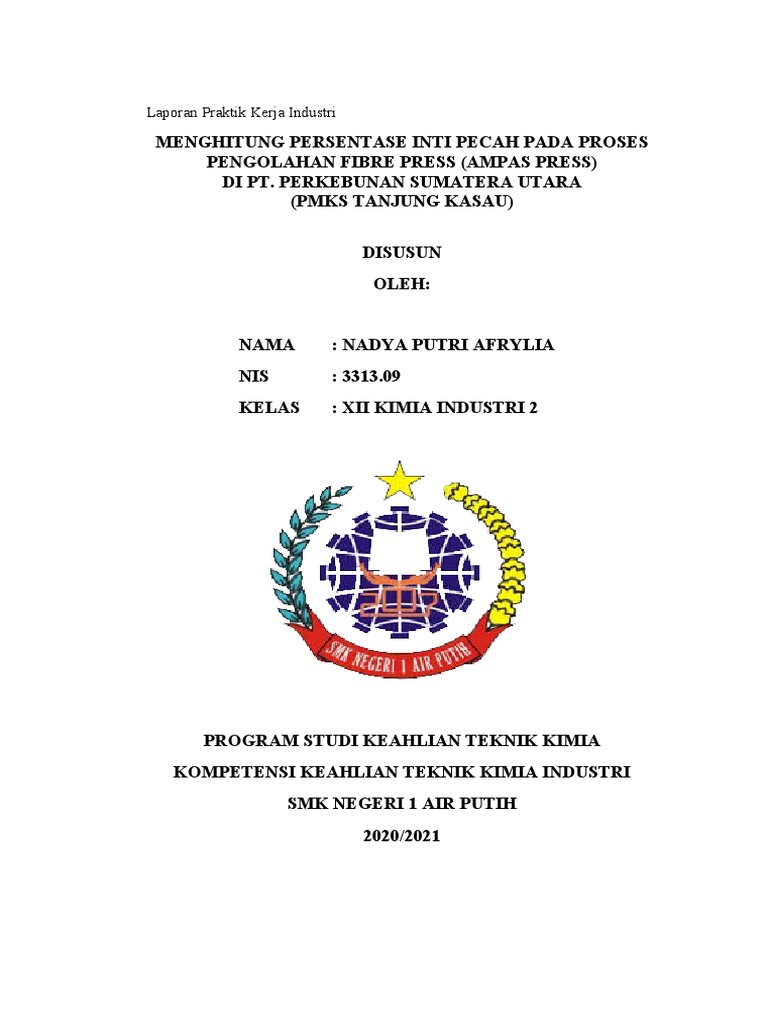 Laporan Praktik Kerja Industri | PDF