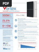 550W Solar Panel Technical Specifications | PDF | Solar Panel ...