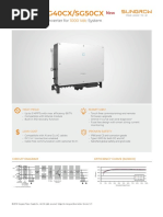 Sungrow 125CX-P2 Datasheet V4 EN | PDF | Alternating Current | Mains ...