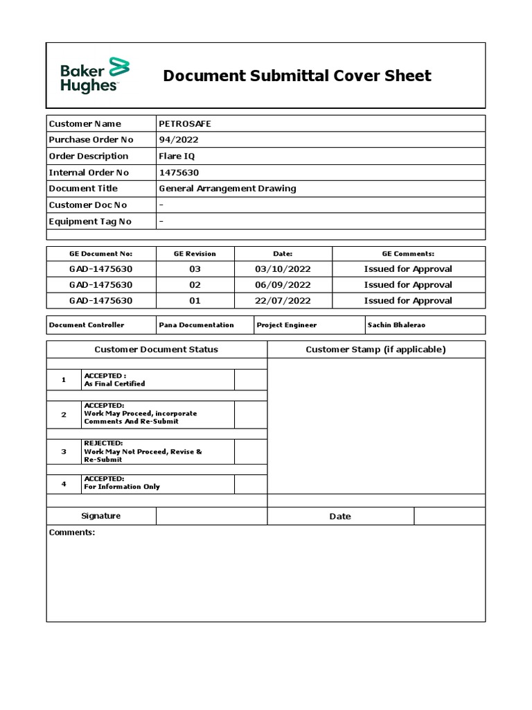 General Arrangement Drawing for Flare IQ | PDF | Pipe (Fluid Conveyance ...