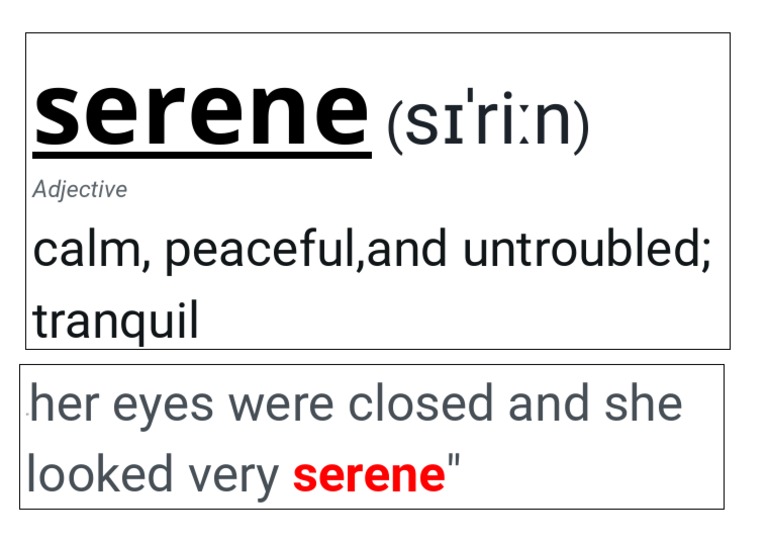 Serene | PDF