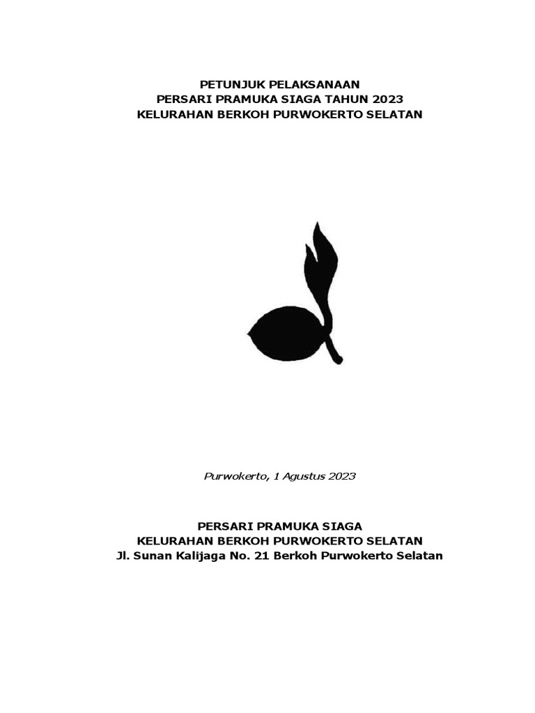 Petunjuk Pelaksanaan PERSARI Pramuka 2023 | PDF | Ilmu Sosial ...