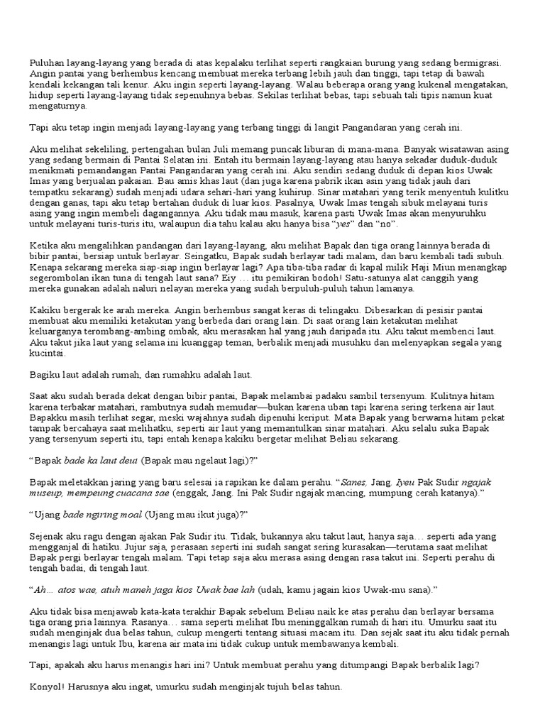 Cerpen Badai Yang Reda | PDF