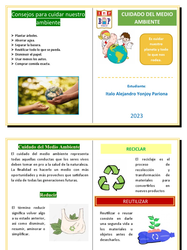 Consejos para Cuidar el Ambiente | PDF