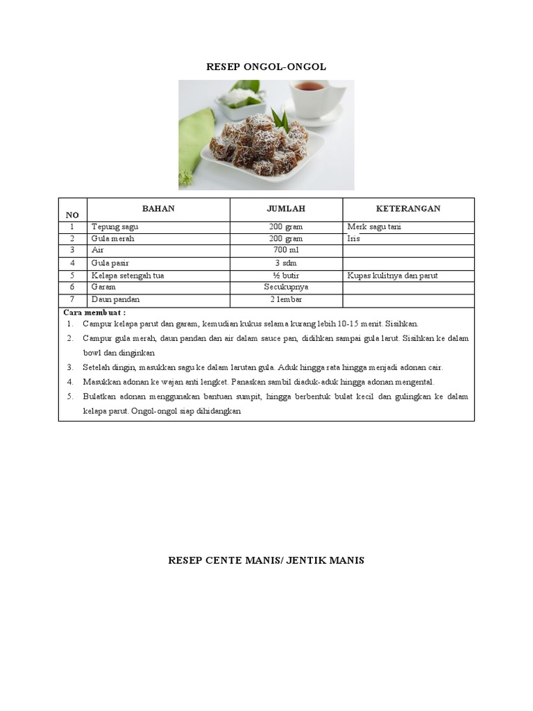Resep Dari Hunkwe Agar-Agar Dan Tepung Kanji | PDF | Memasak, Makanan ...