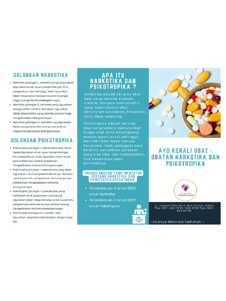 PDF Brosur Narkotika Dan Psikotropika | PDF