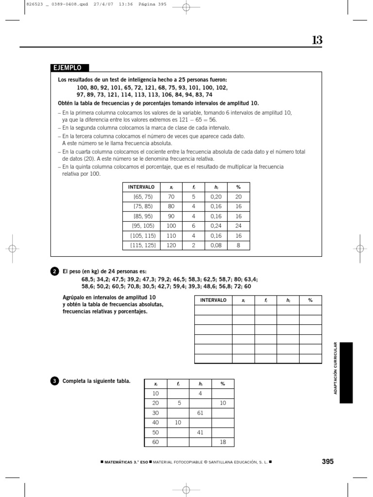 13 Estadistica 7 | PDF