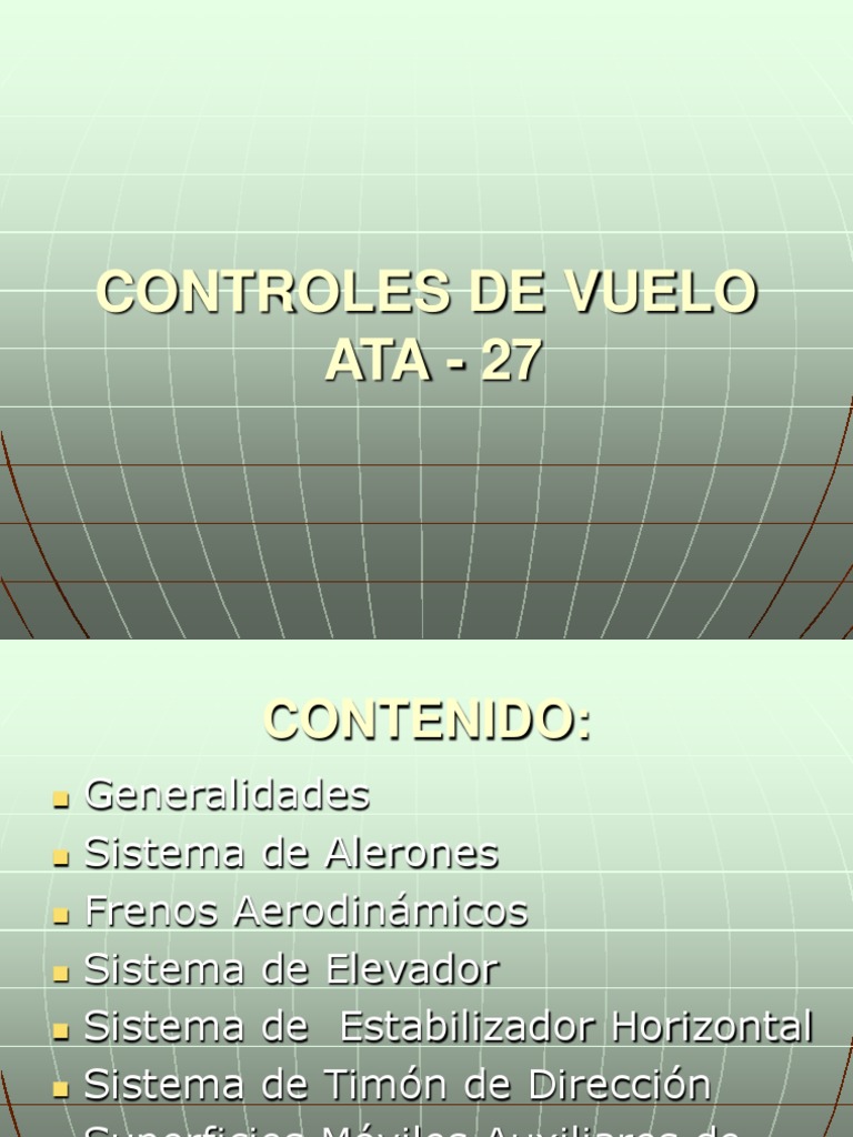 Ata 27 Controles de Vuelo - Instructor Sechenov | PDF | Avión | Solenoide