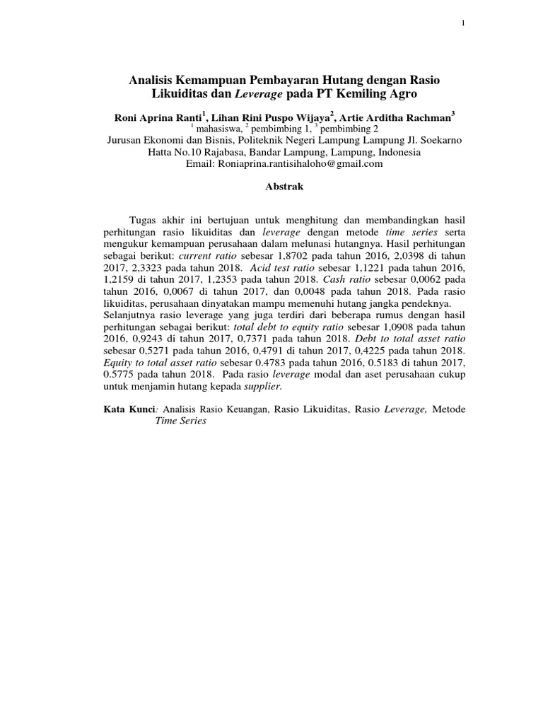 Jurnal Roni Ap | PDF