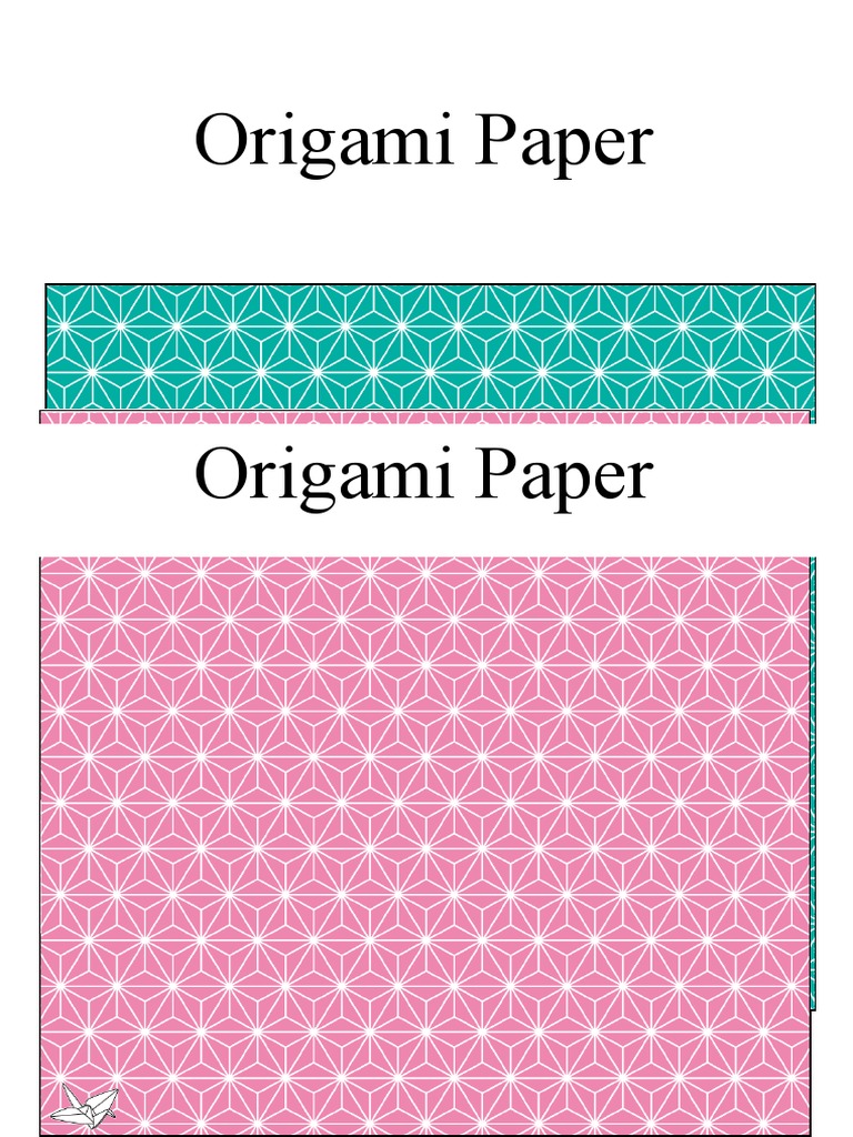 Origami Paper | PDF