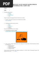 10 Contoh Soal Keselamatan Kerja Di Laboratorium Fisika | PDF