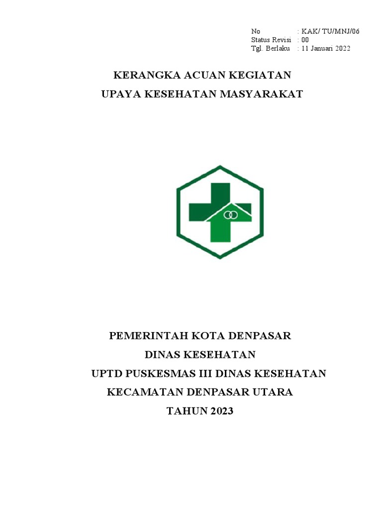 Kak Ukm 2023 | PDF | Pengembangan Diri