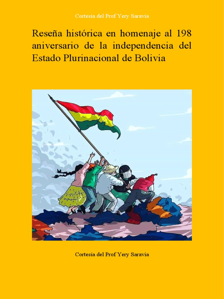 Reseña Histórica en Homenaje Al 198 Aniversario de La Independencia Del ...