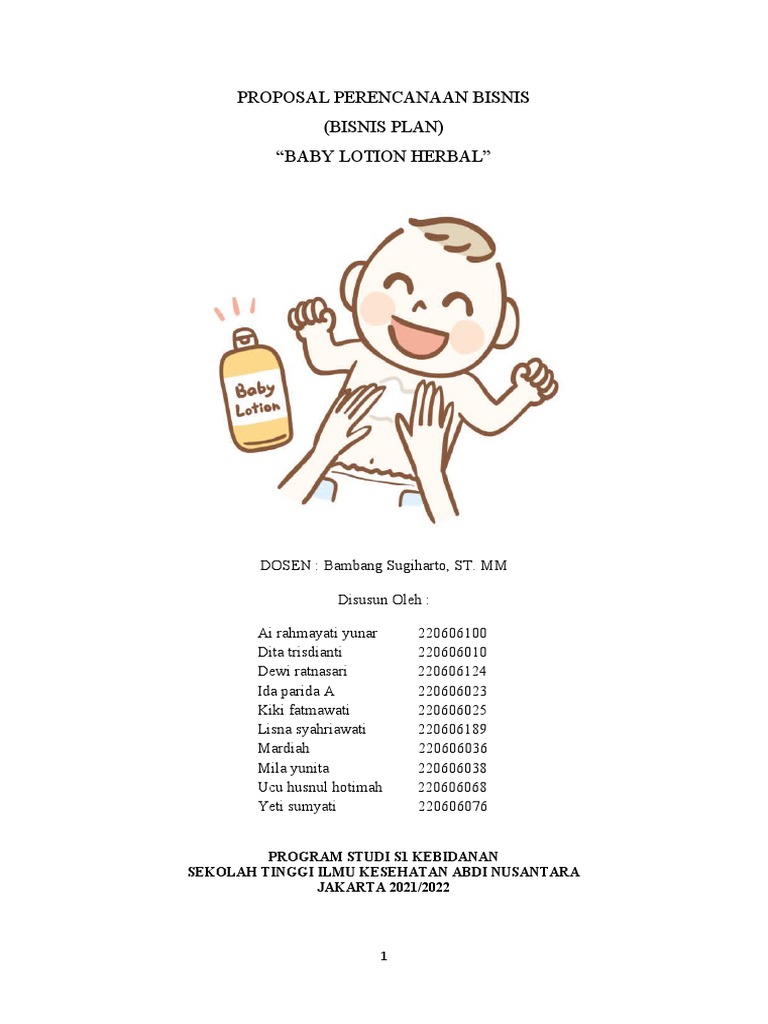 E2-Kel.2 Baby Lotion | PDF | Bisnis
