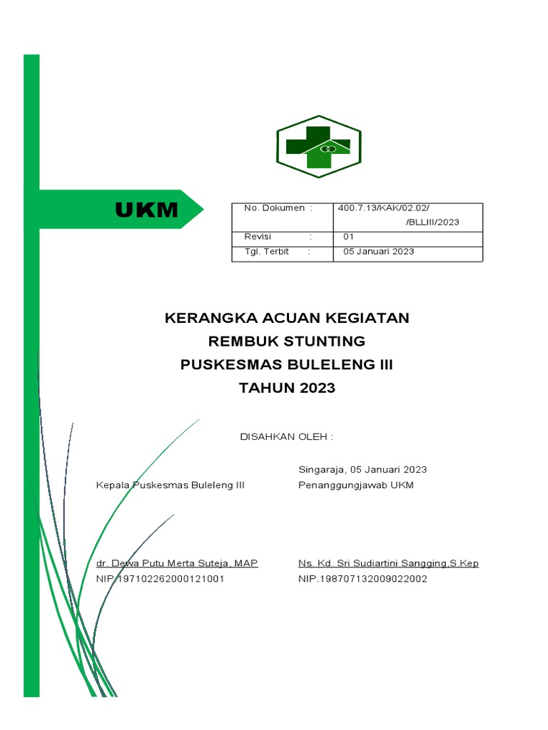 Rembuk Stunting Desa 2023 | PDF