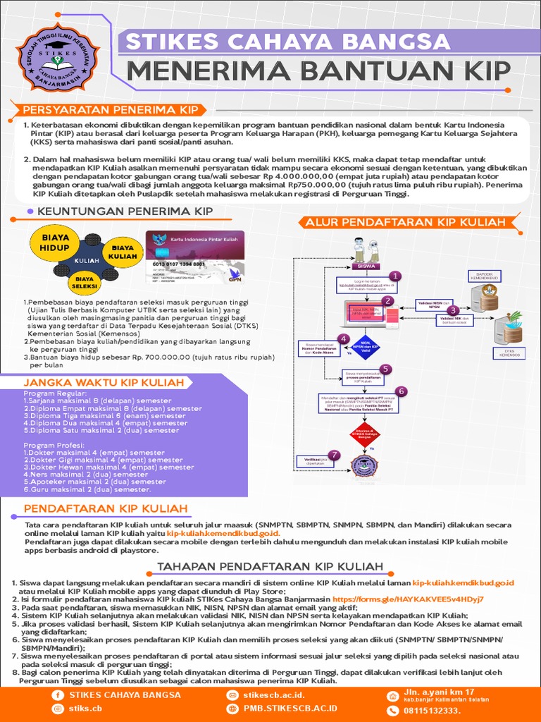 Poster KIP Kuliah CAHAYA BANGSA | PDF