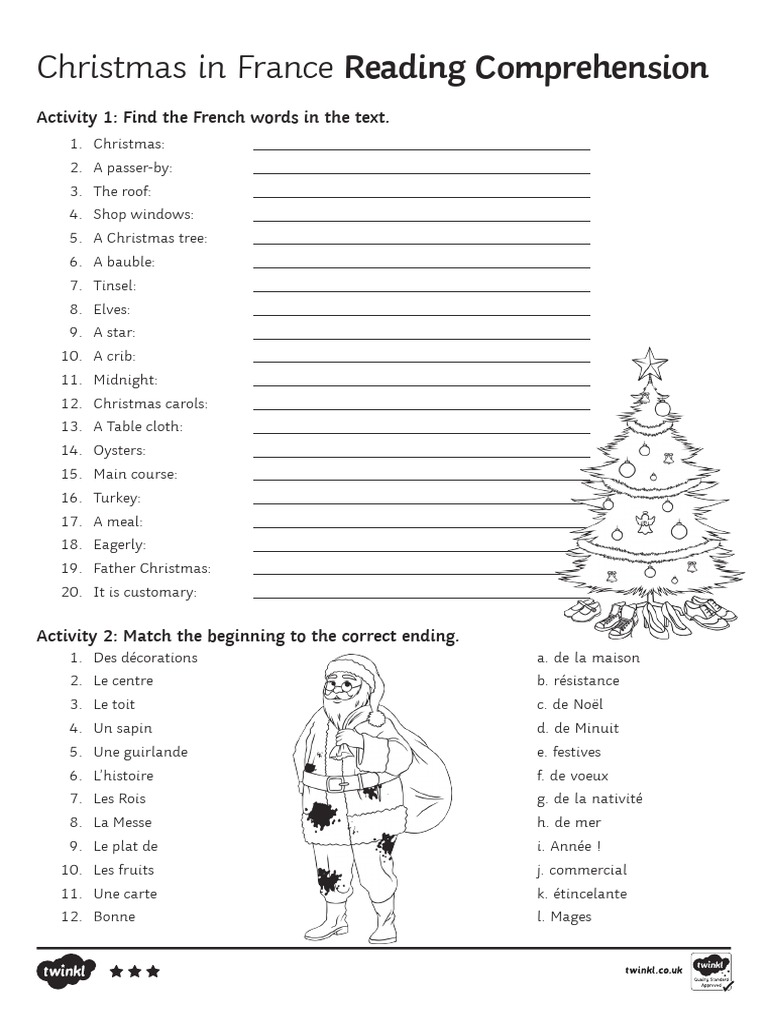 Frances Lecture Christmas in France | PDF