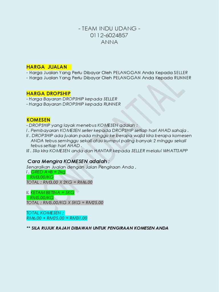 Dropship Pricing & Commission Guide | PDF | Asian Cuisine | Cuisine