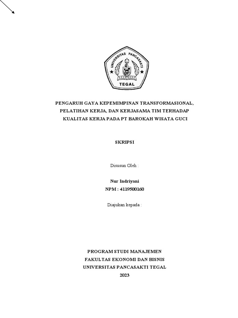 Skripsi Bab 4 Dan 5 Indri | PDF