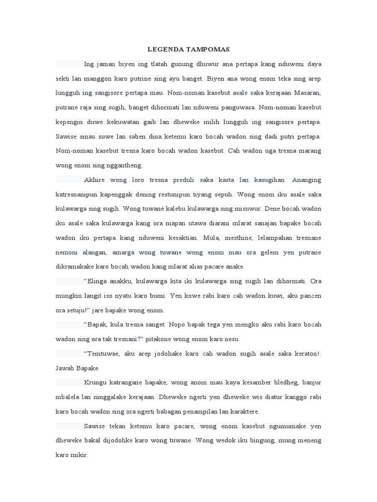 LEGENDA TAMPOMAS New | PDF