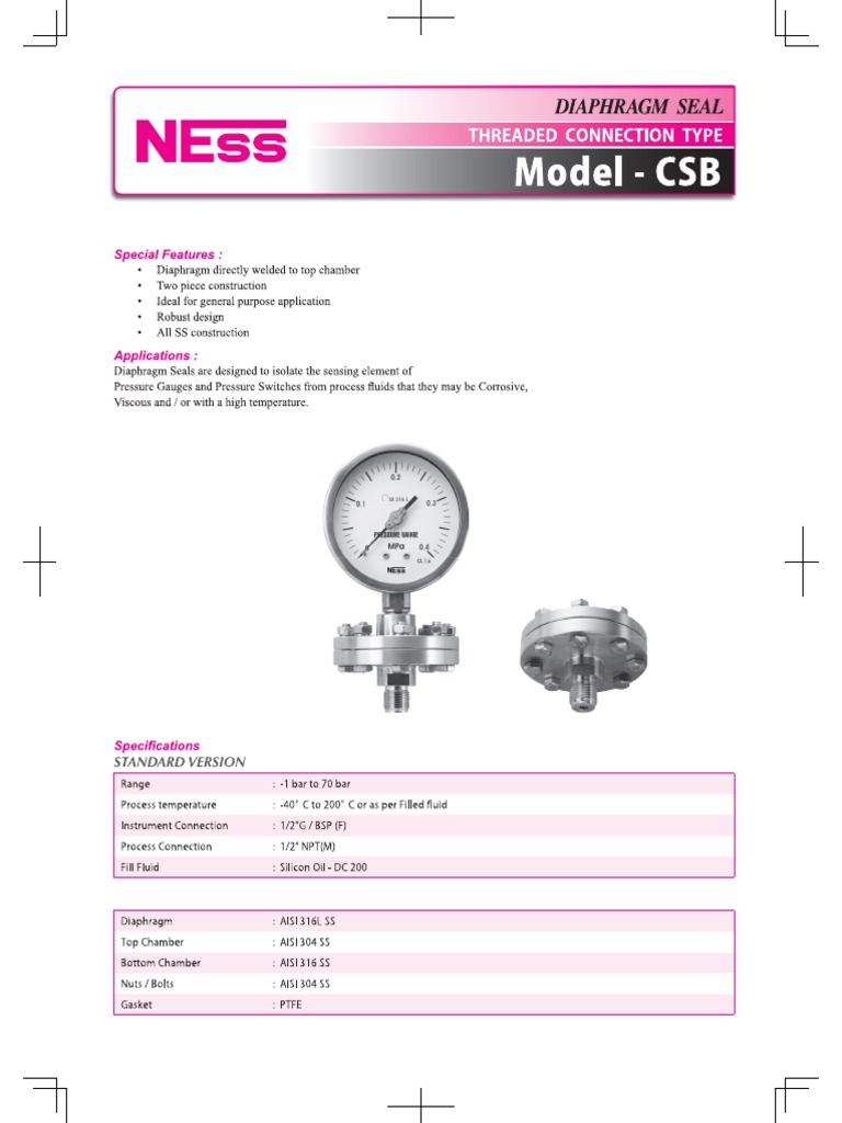 Ness Model CSB | PDF
