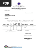 Sample LETTER OF REQUEST FOR SCHOOL FORM 137 | PDF