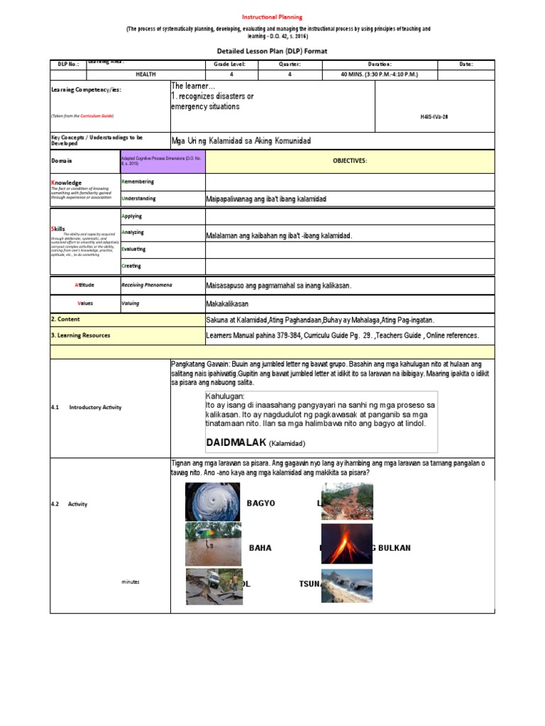 COT_DLP_MAPEH 5 | PDF