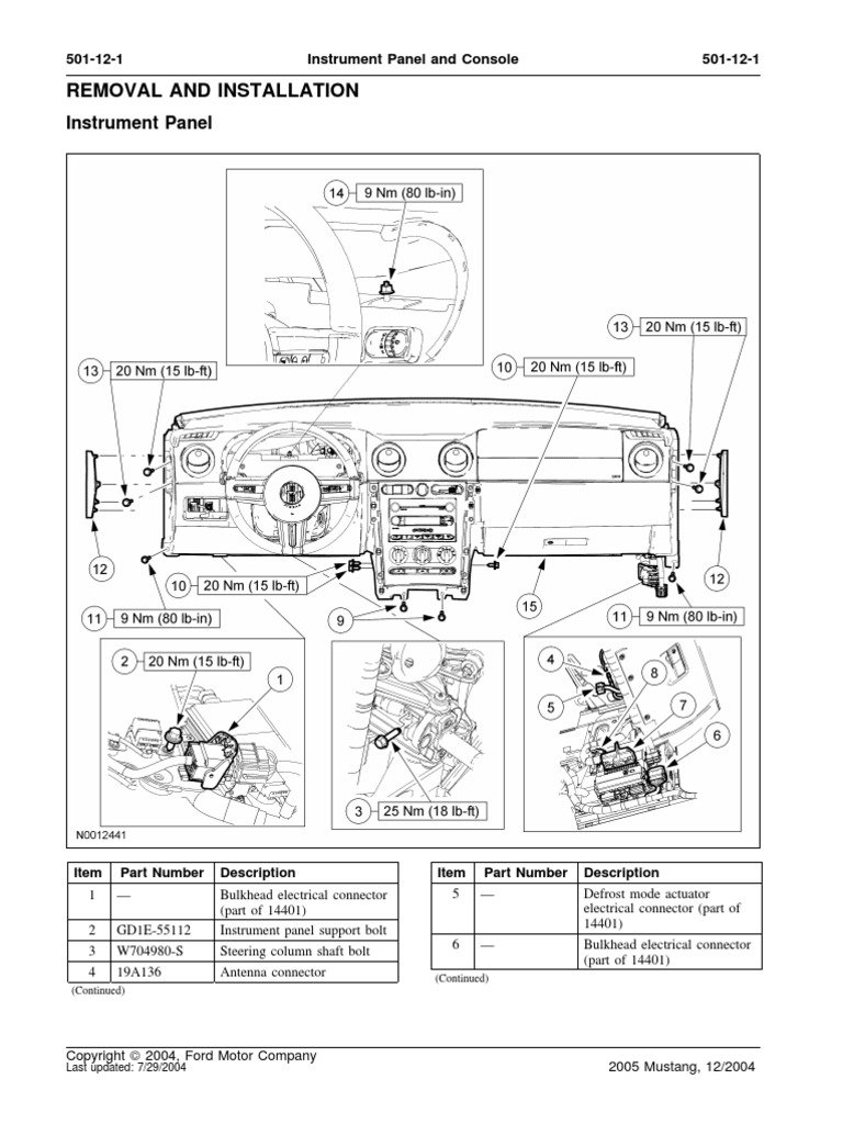Instrument Panel | PDF | Science & Mathematics | Technology & Engineering
