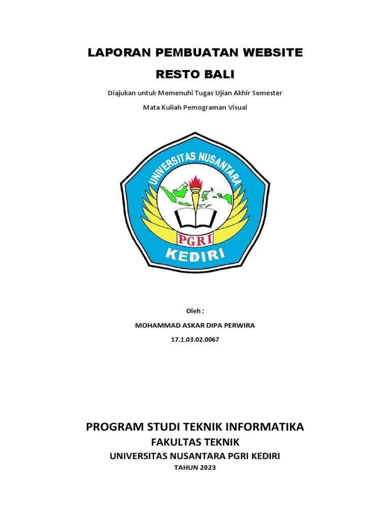 LAPORAN Project UAS 2023 | PDF