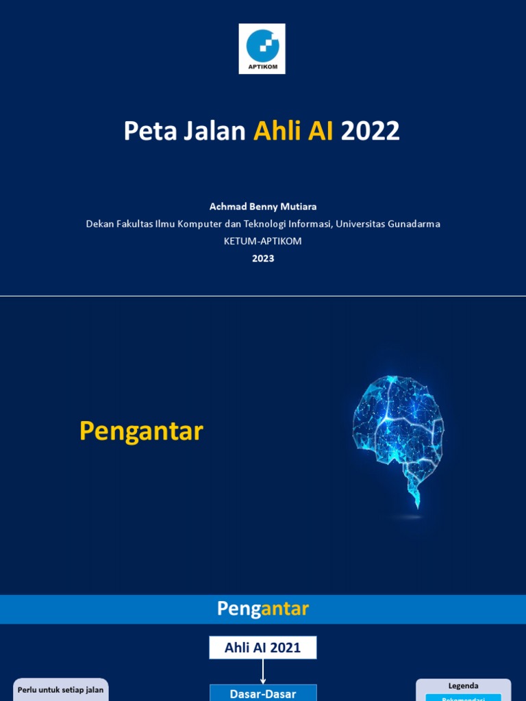 Roadmap Ahli AI - 2022 | PDF