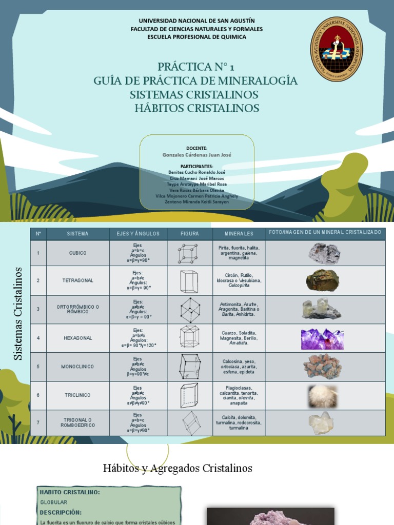 Practica 1 | PDF | Minerales | Mineralogía