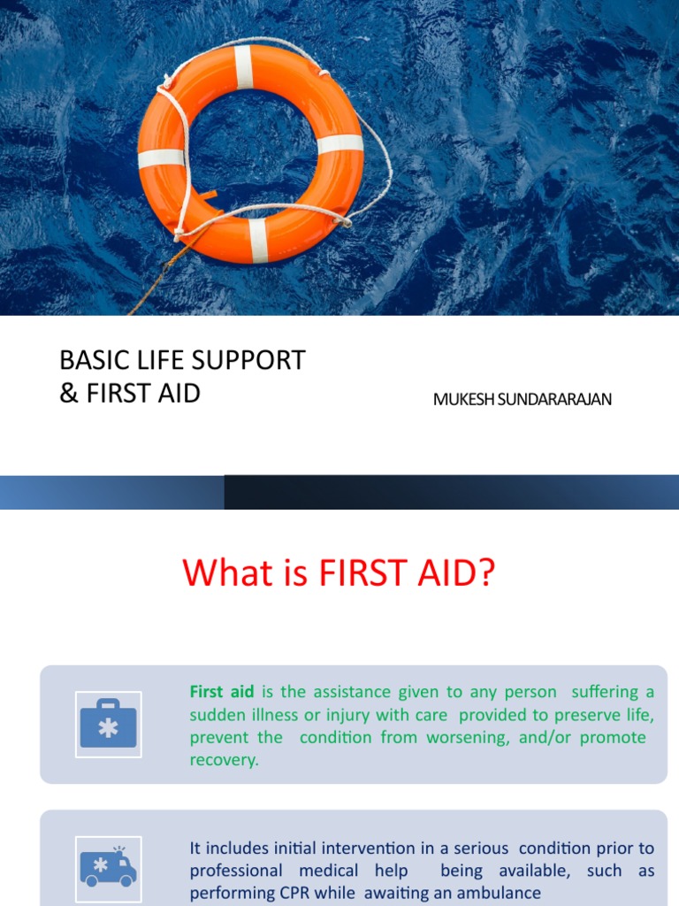 BLS Introduction | PDF | First Aid | Survival Skills