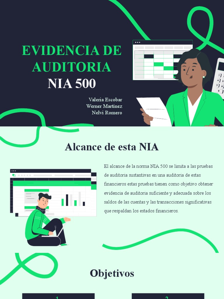 Evidencia de Auditoria Nia 500 | PDF | Auditoría | Contabilidad