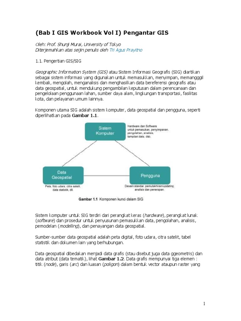 GIS Workbook | PDF | Komputer | Teknologi & Rekayasa