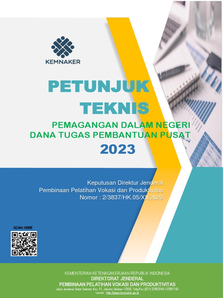 Juknis Tugas Pembantuan 2023 Pemagangan Dalam Negeri | PDF