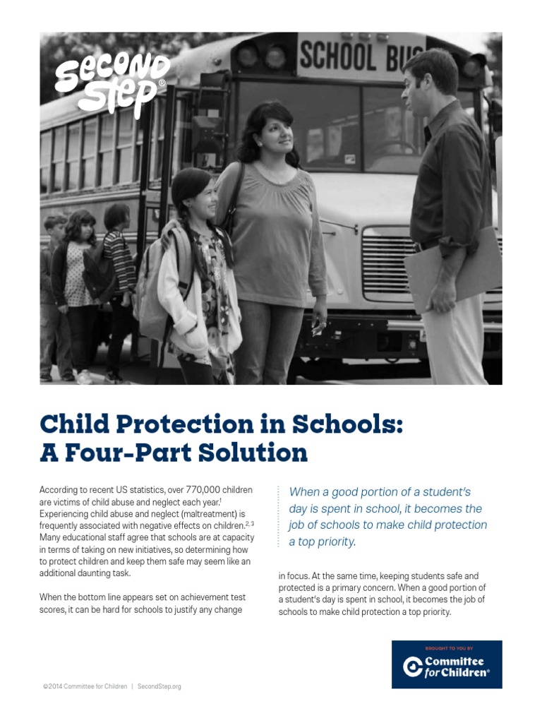 Second Step White Paper Child Protection in Schools FA18 | PDF | Child ...