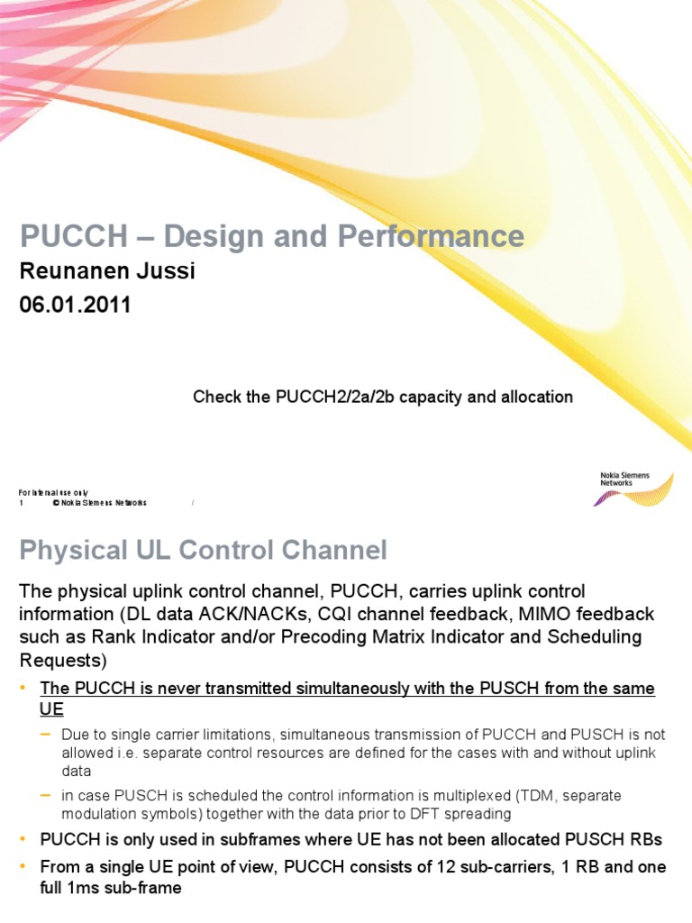 5 PUCCH - Design and Performance | PDF | Modulation | Multiplexing