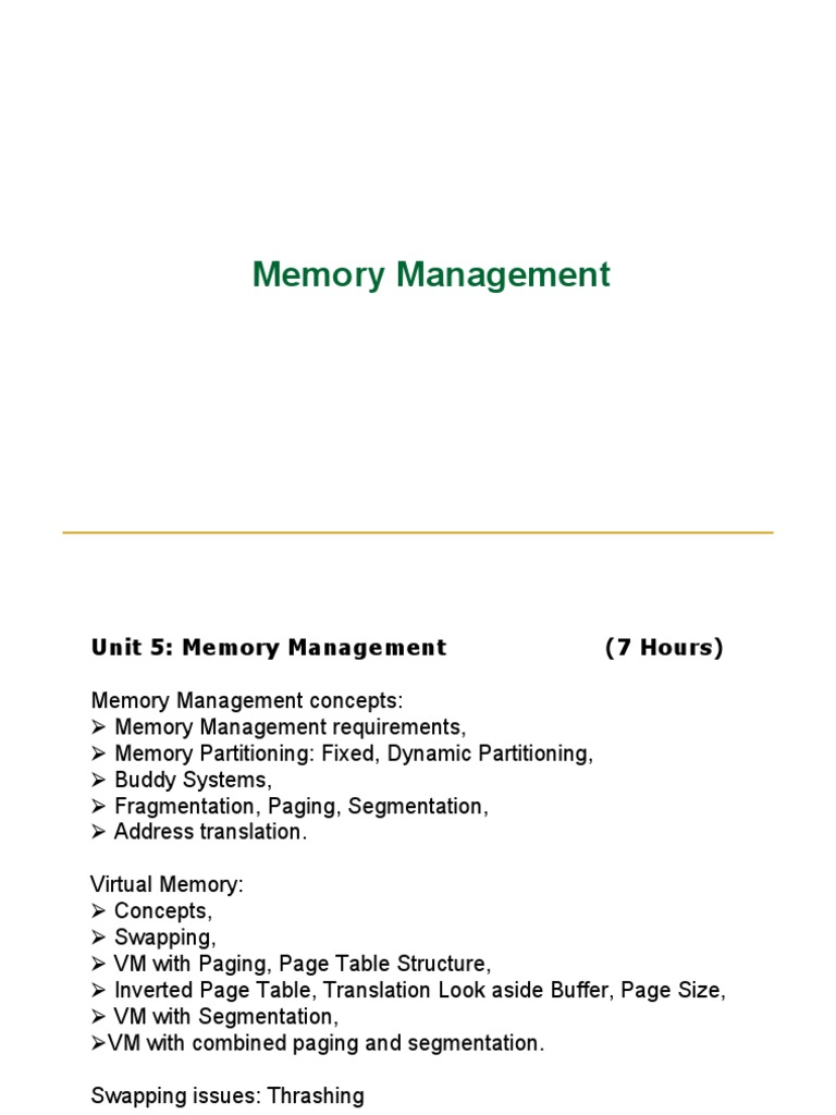 Unit V | PDF | Computers