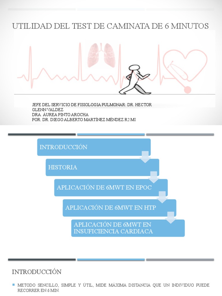 Utilidad Del Test de Caminata de 6 Minutos | PDF | Neumología ...