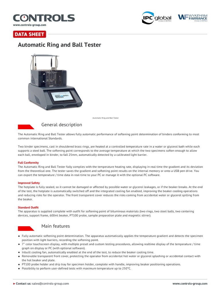 Automatic Ring and Ball Tester | PDF | Personal Computers | Computer ...